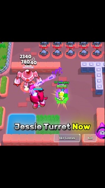 #shorts Jessie Turret Now vs Then #brawlstars #supercell #brawl #fyp ...