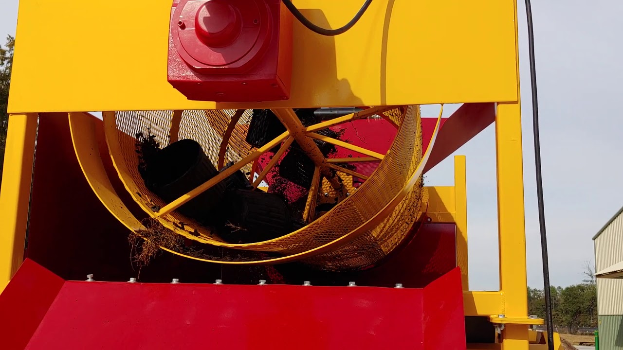 Trommel screen system - YouTube
