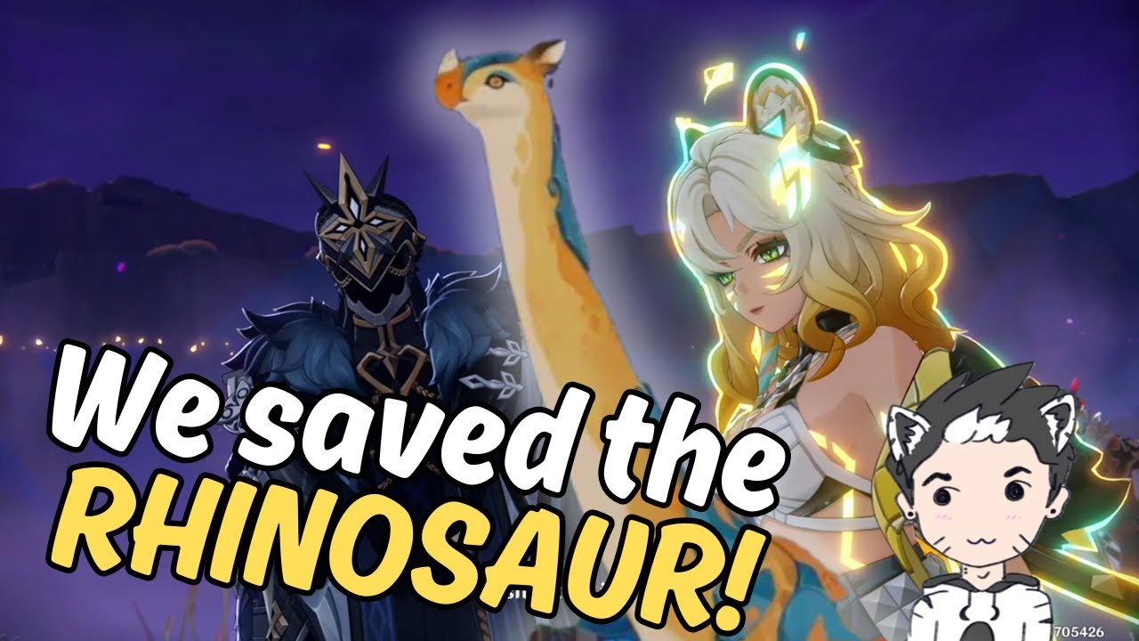 We Saved the Rhinosaur! - Max Plays Genshin Impact #15 - YouTube