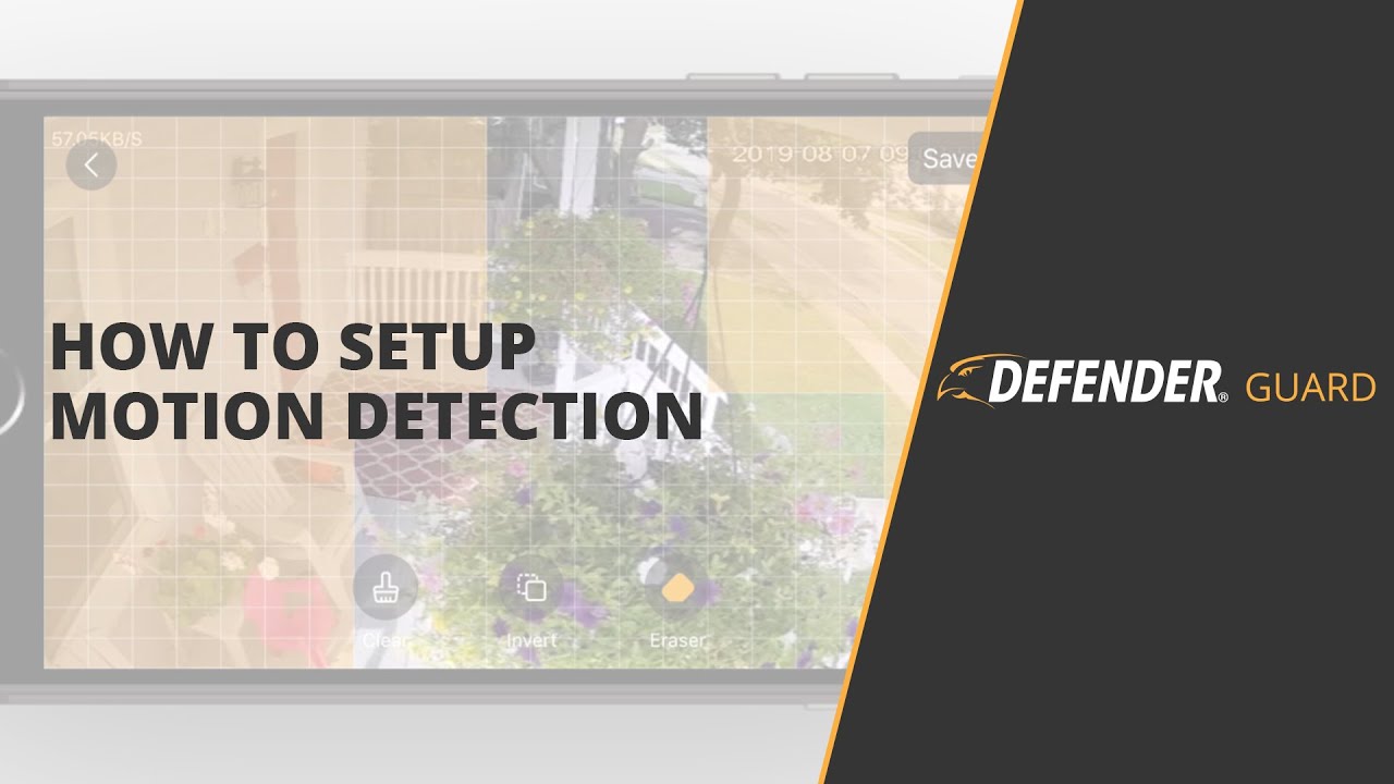 How to Set Up Motion Detection | Defender Guard (IP4MPCB1) - YouTube