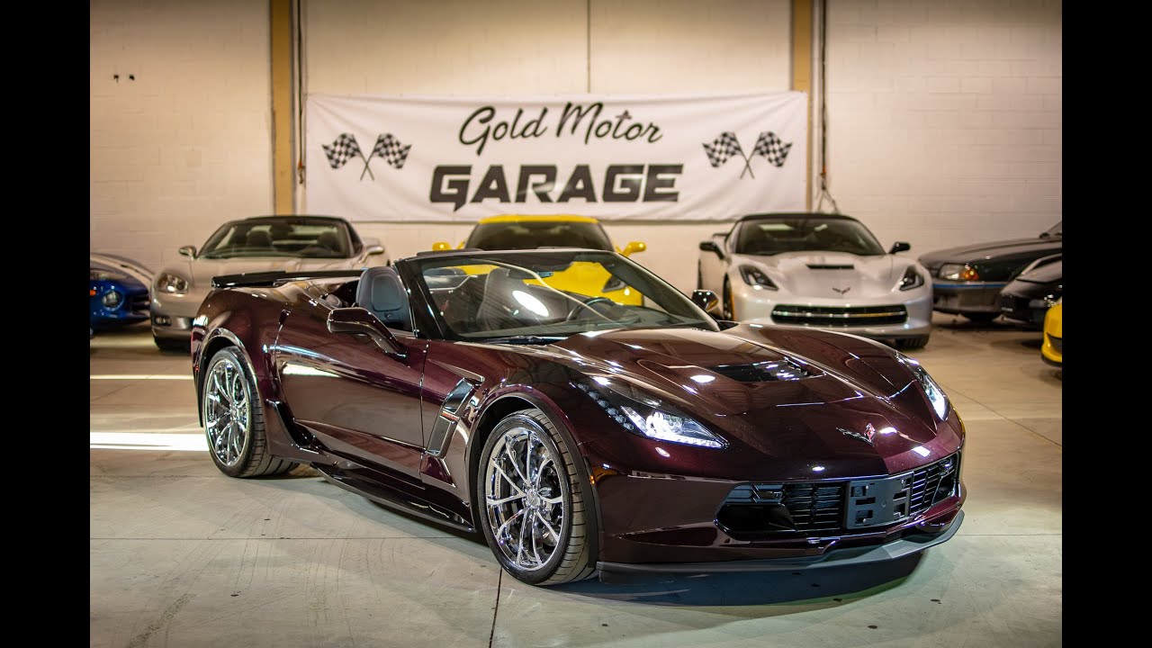 2017 Corvette Grand Sport Convertible 2LT, BLACK ROSE | GOLD MOTOR ...