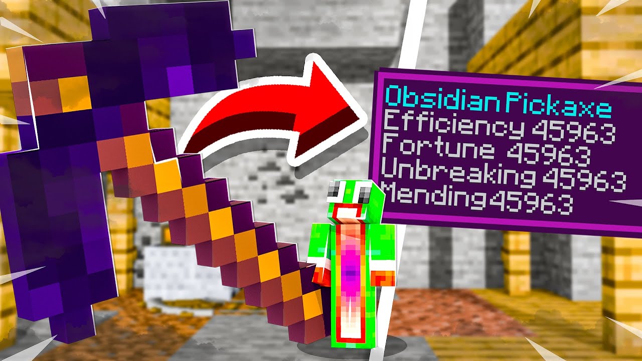 Minecraft Obsidian Pickaxe