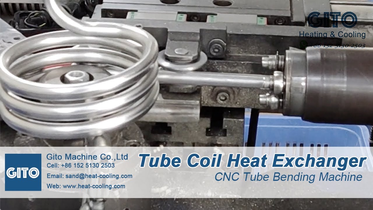 Stainless Steel Spiral Coil Tube Bending Machine for Helical Immersion ...