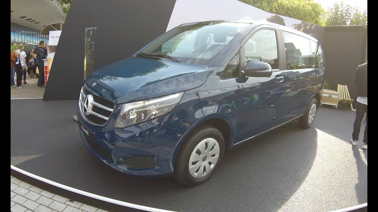 MERCEDES BENZ V-CLASS RISE MODEL 2017 NAVY BLUE WALKAROUND AND INTERIOR ...