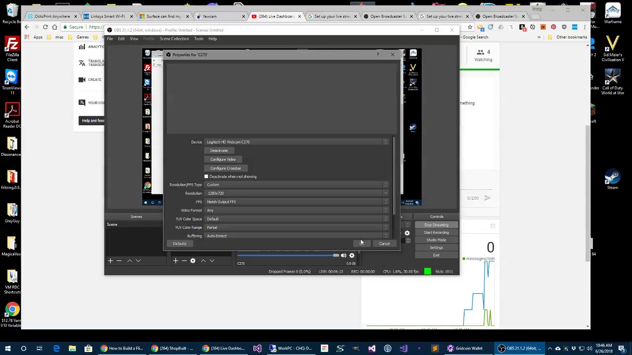 Quick OBS setup for use with YouTube. - YouTube