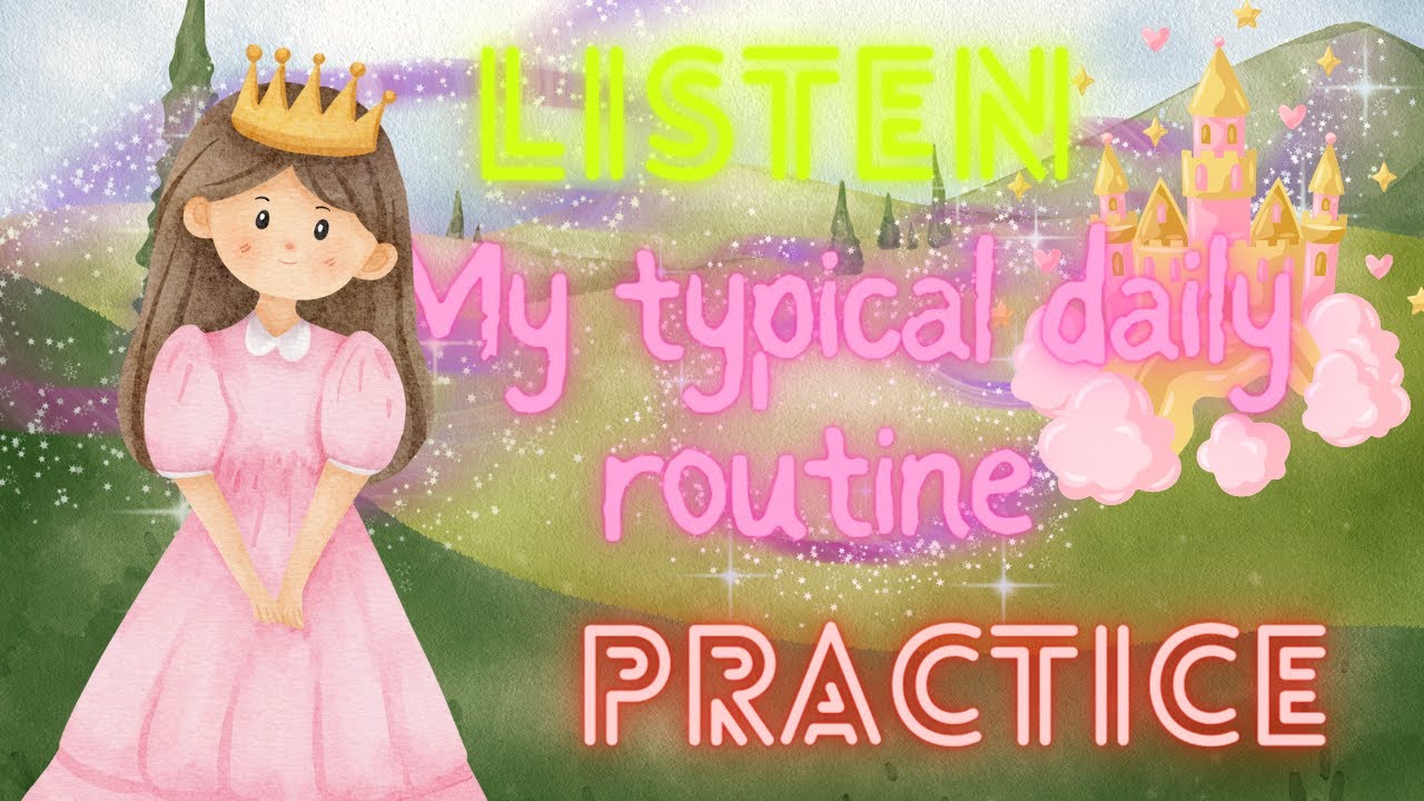 Listen and Practice English | My typical day routine | #trending # ...