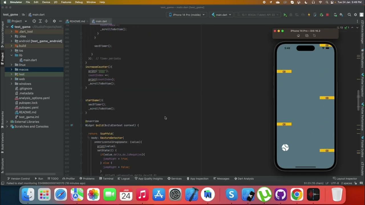 How To Build A Mobile Games In Flutter Buildgames Flutter Mobilegame Youtube