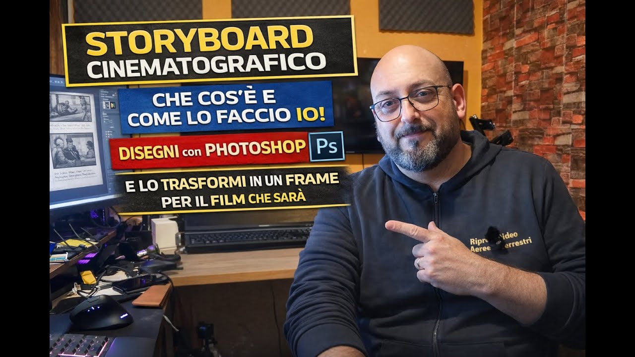 Storyboard Cinematografico: da Photoshop all’IA (Metodo per troupe low ...