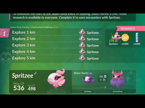 spritzee para todos en pokemon go - YouTube
