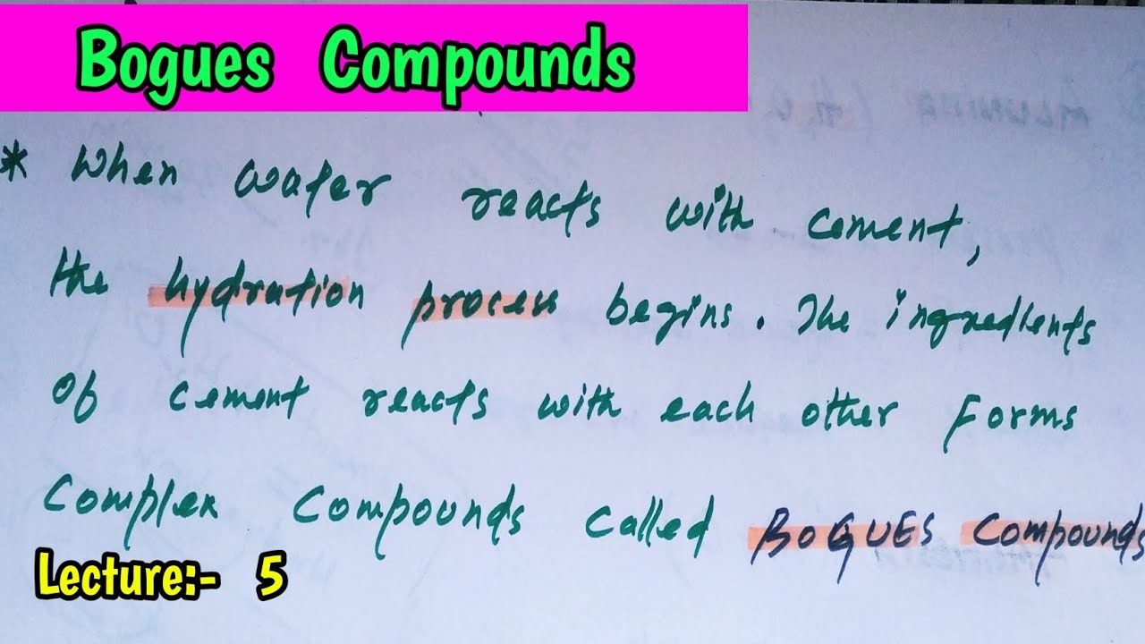 What Are Bogues Compounds YouTube what-are-bogues-compounds-youtube