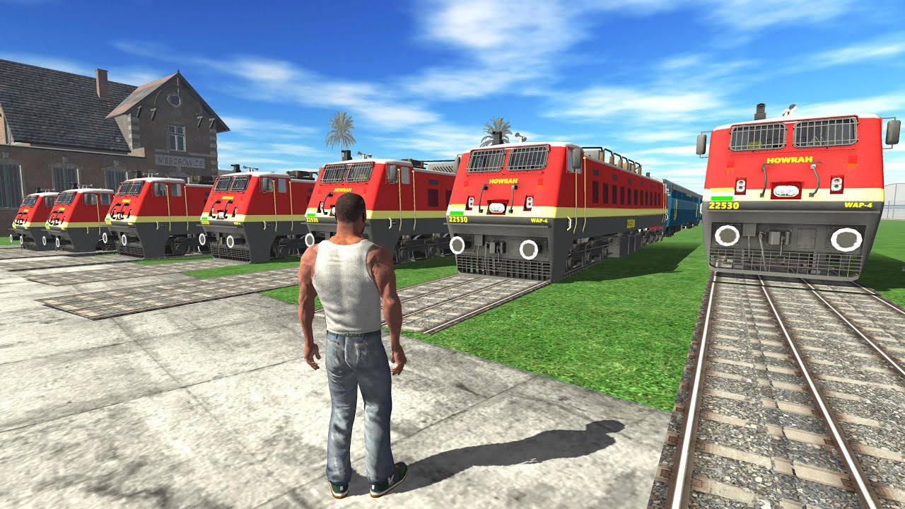 Franklin Build New Train Station - INDIAN BIKES DRIVING 3D - YouTube