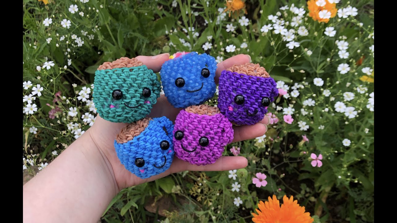 Loomigurumi Coffee Cup Tutorial (RainbowLoom) - YouTube