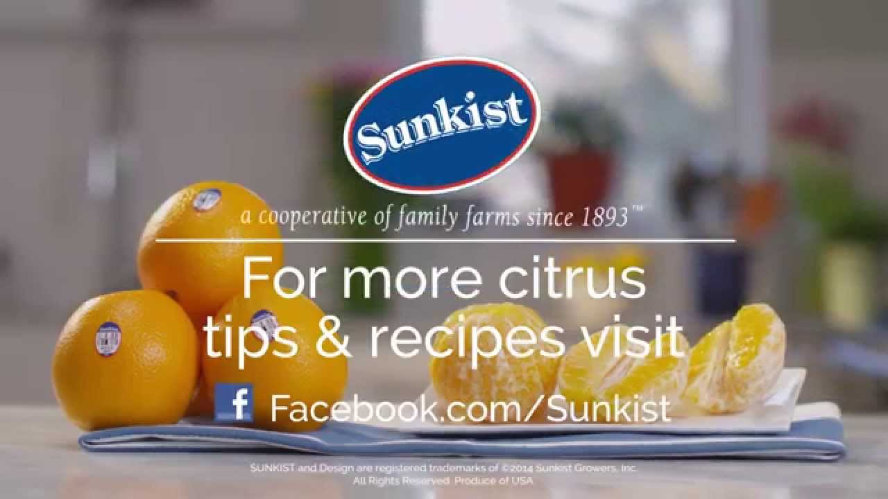 Sunkist® Citrus Hacks: The Roll & Slice Peel - YouTube