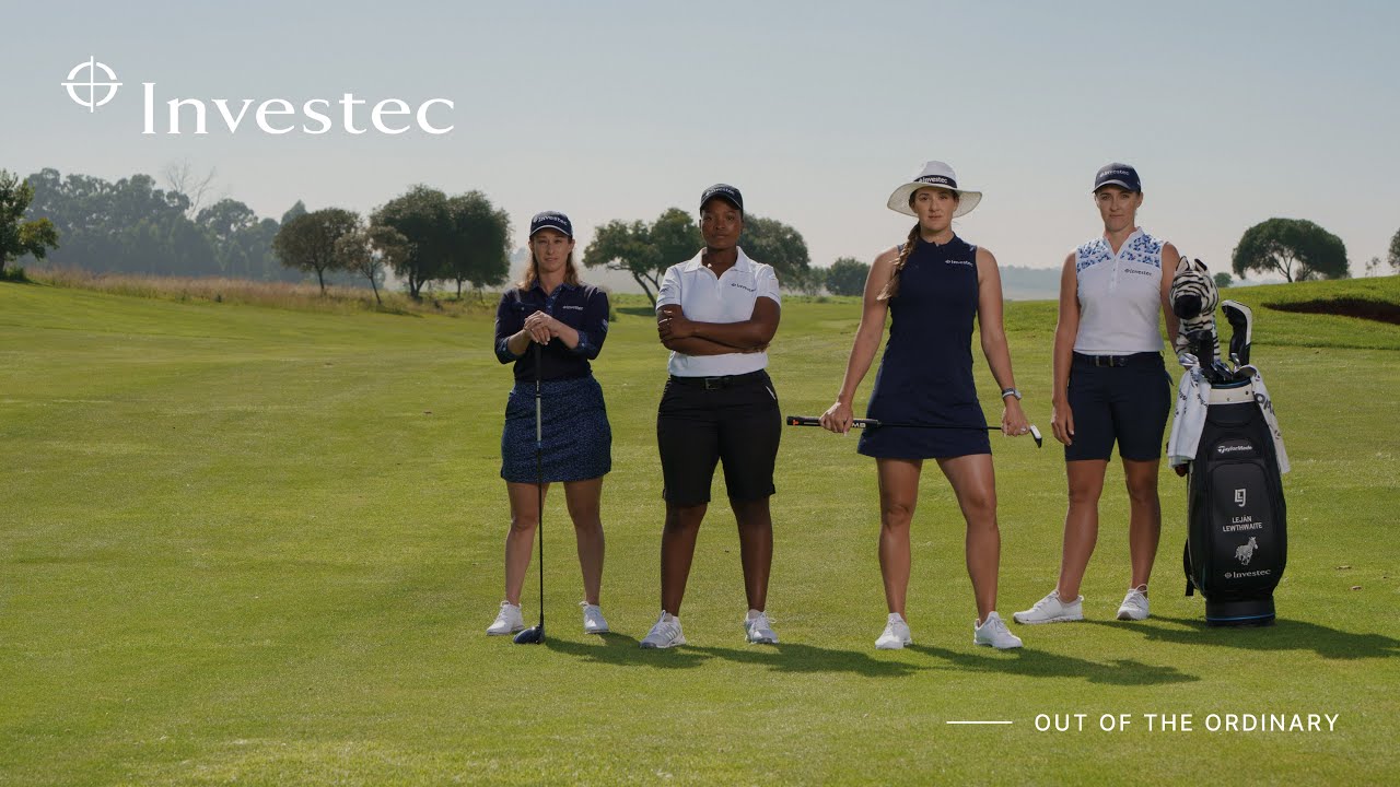On set with Investec sponsored women's golfers | Investec Golf - YouTube