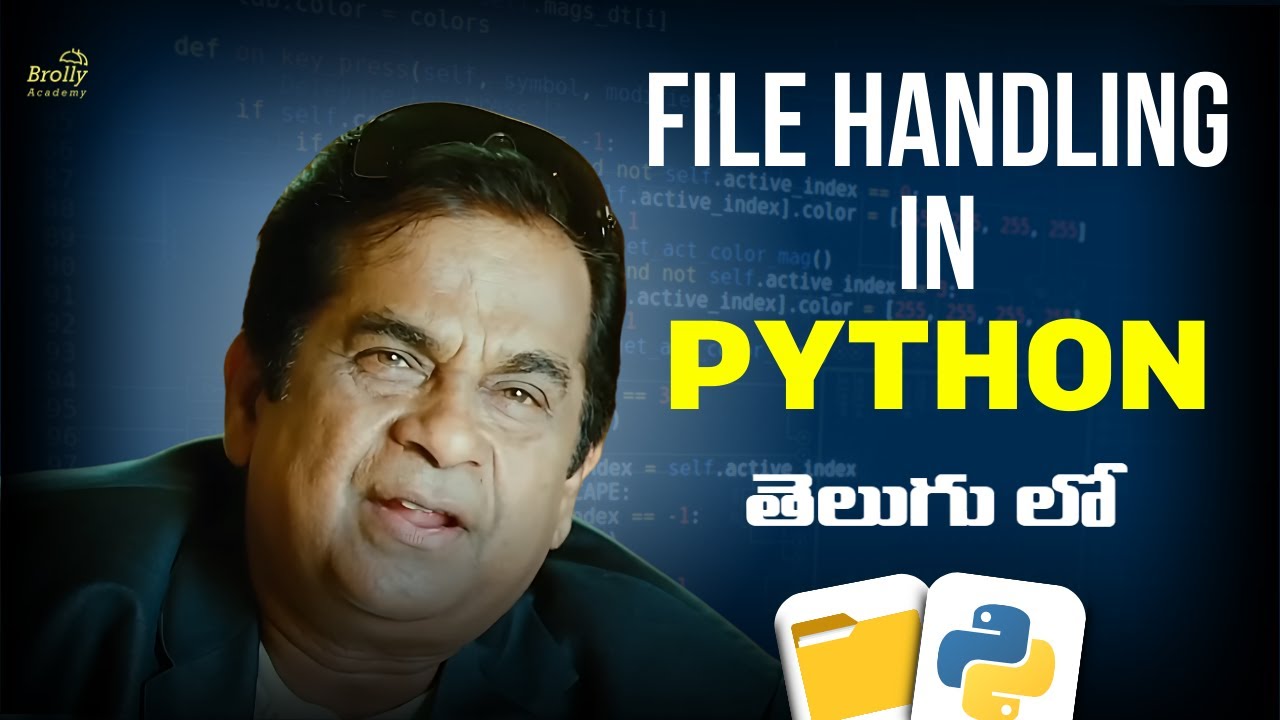 File Handling In Python Data Analytics Tutorials Telugu Brolly Academy Youtube