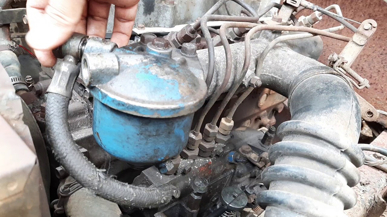 Cara jitu melepas filter solar mobil engkel atau truk - YouTube