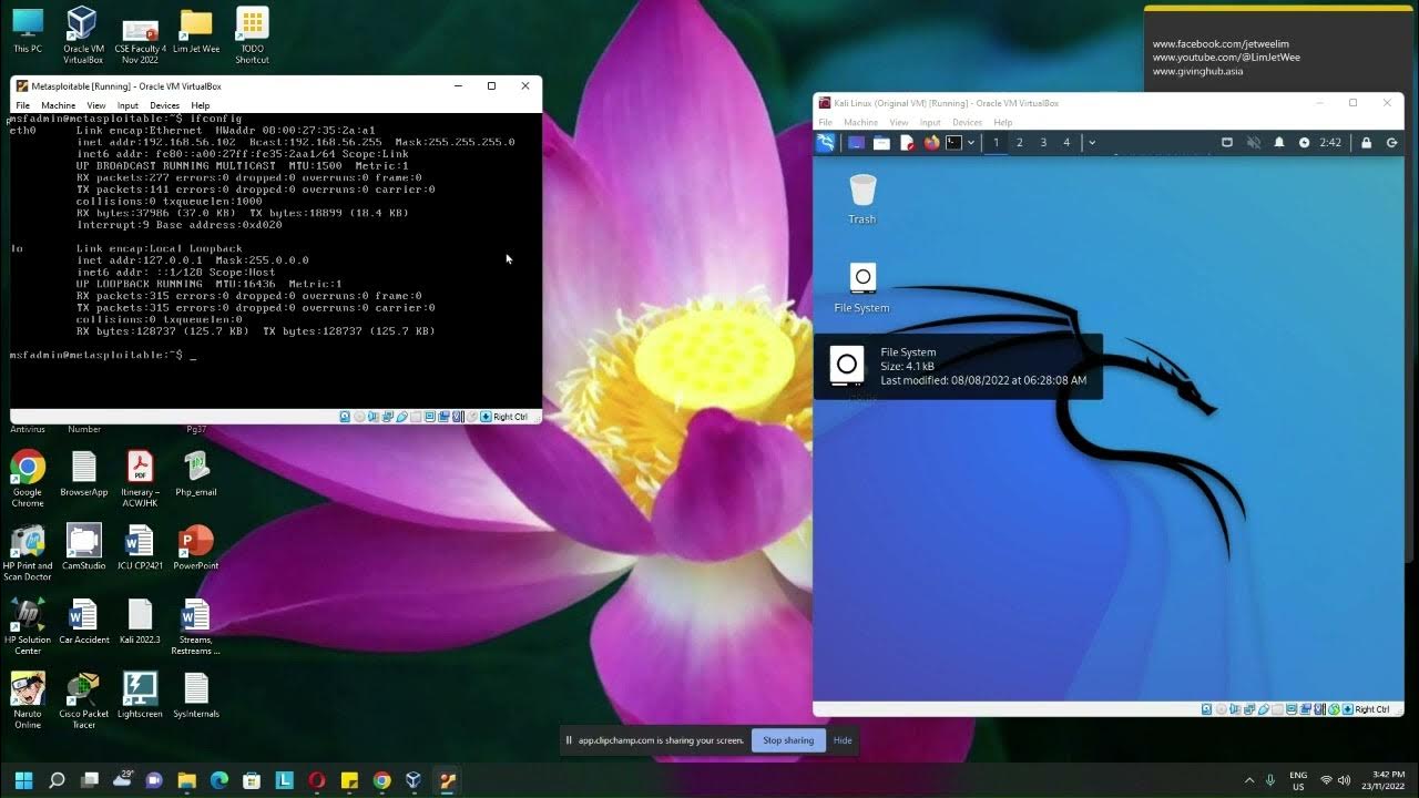Test Virtual Hacking Lab Connection - YouTube