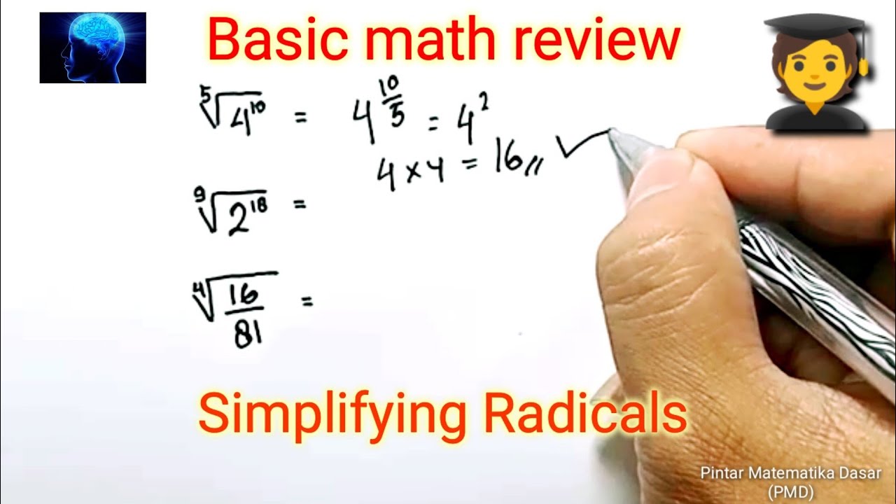 Trick math Simplifying Radicals - YouTube