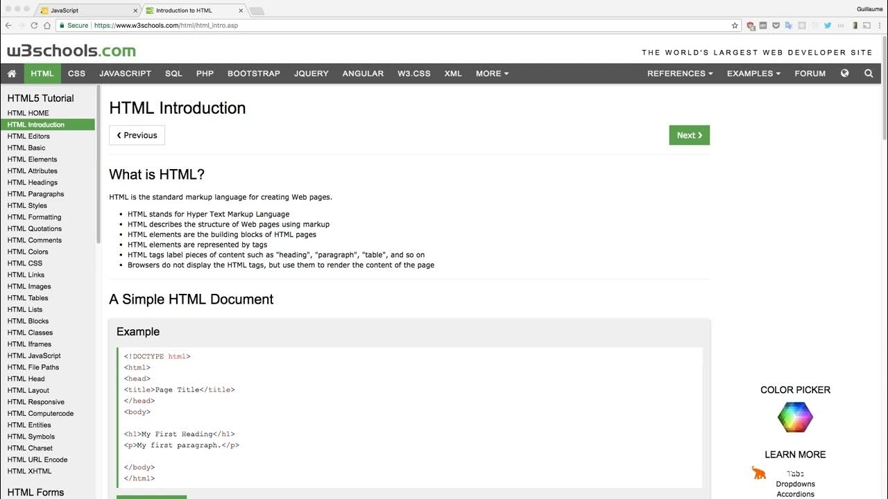 Les prerequis pour programmer en javascript - YouTube