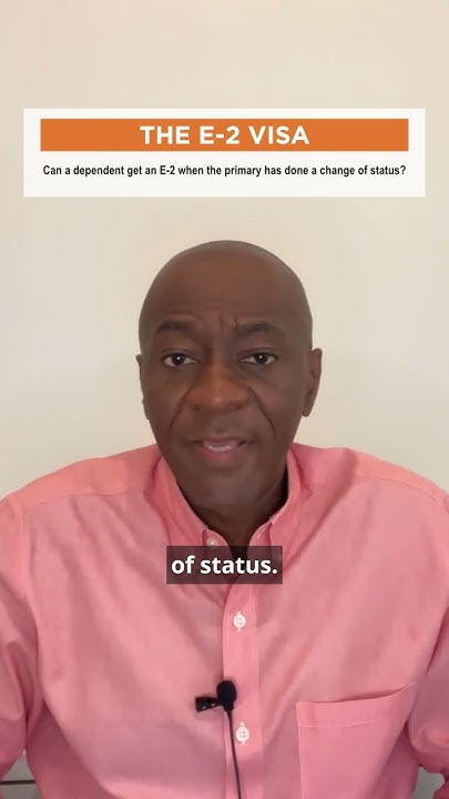 Can a dependent get an E-2 when the primary has done a change of status ...