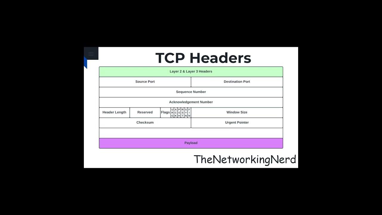 TCP Urgent Pointer #tcp #tcpip #header - YouTube