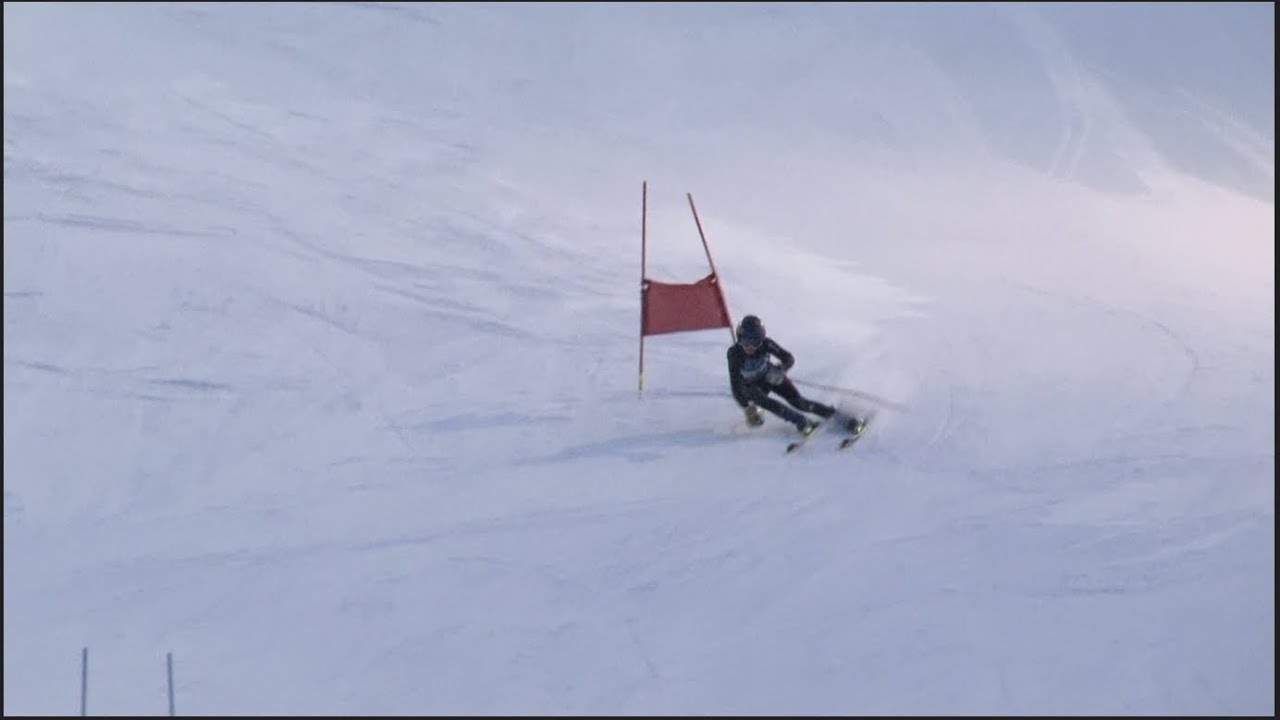 Liam Burns Afton Alps Scored Night GS Ski Race Feb 16 2024 - YouTube