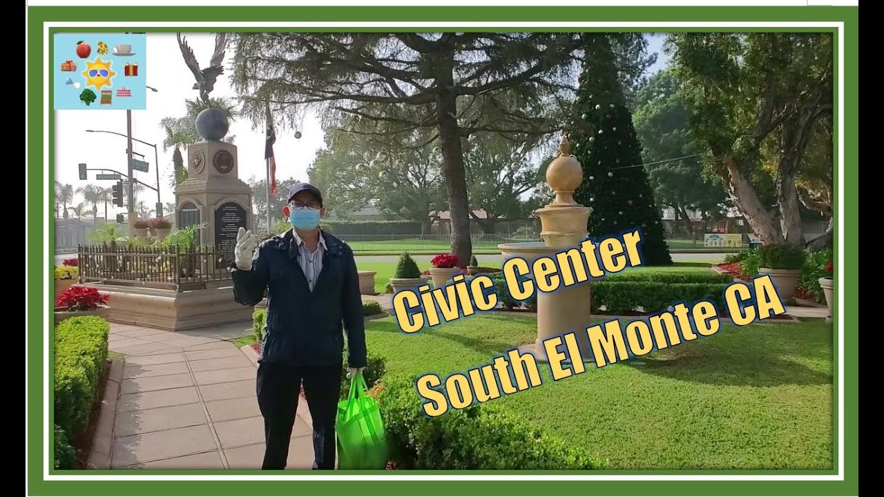 Civic Center South El Monte CA LA Park City Hall Library Donut King ...