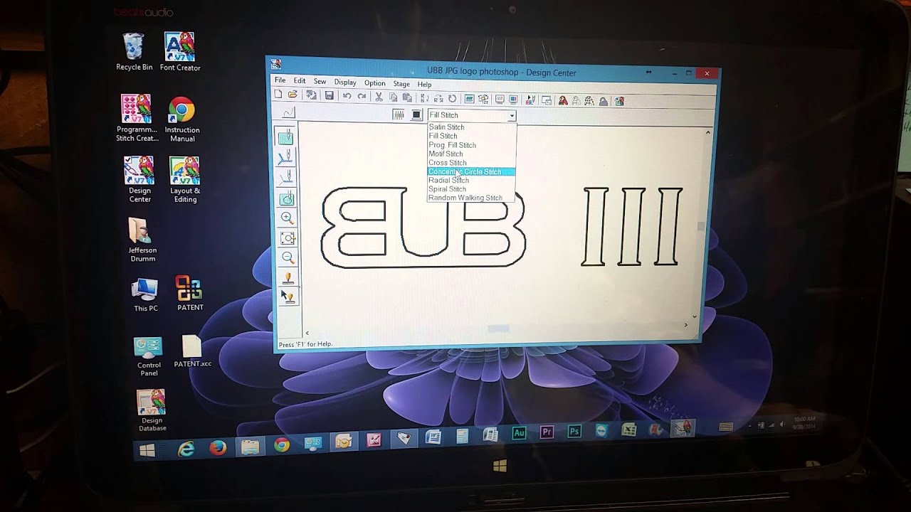 Brother pe design and layout .pes - YouTube