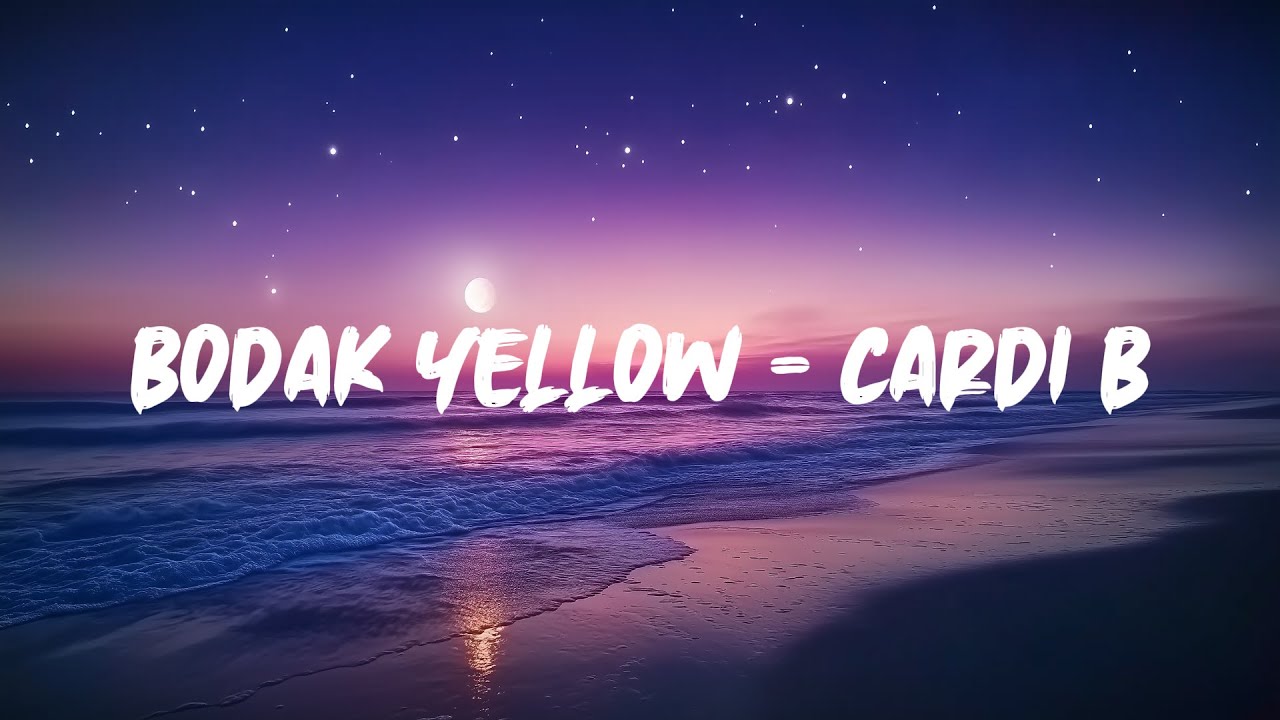 CARDI B - Bodak Yellow [Lyrics] - YouTube