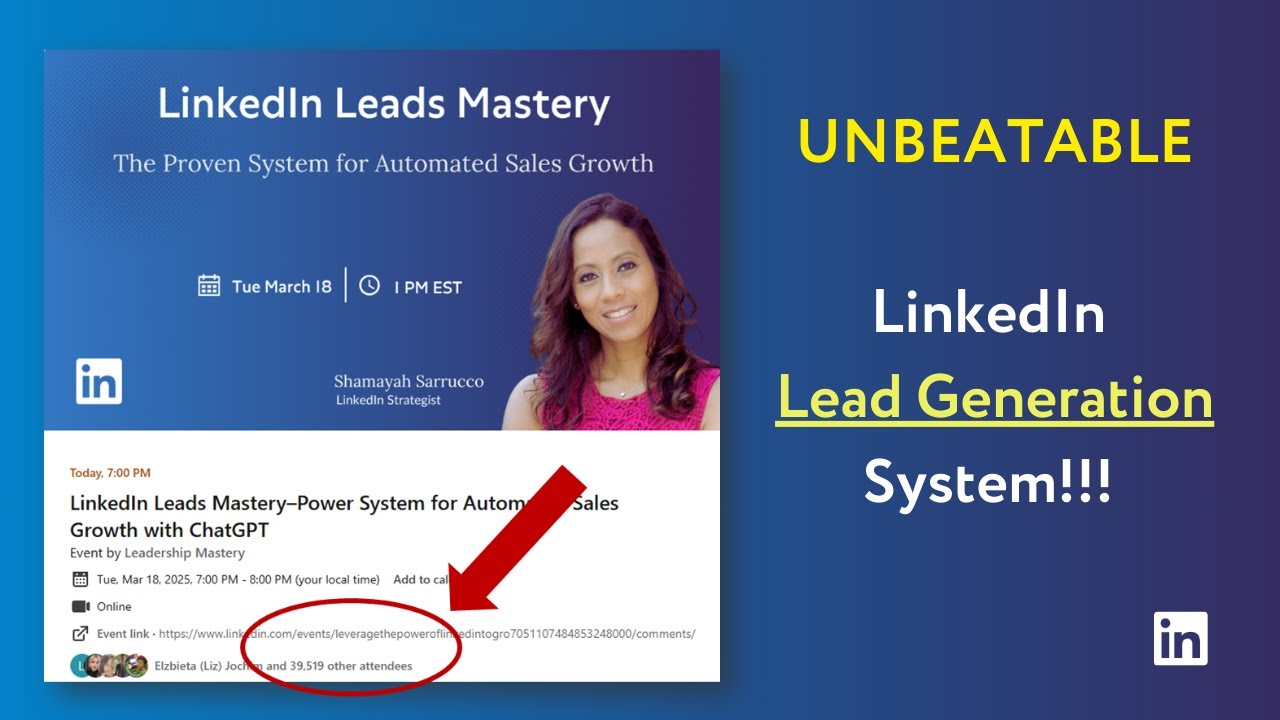 LinkedIn Leads Mastery: Authority-Building 2-5X Sales Growth System - YouTube