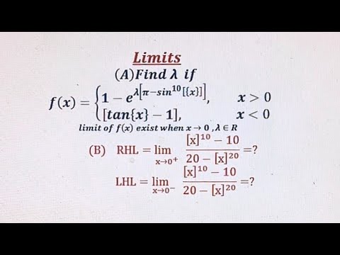 Two Most important conceptual problems on limits involving greatest ...