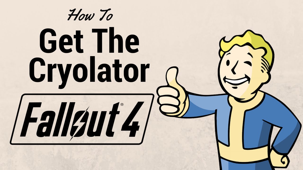 How To Get The Cryolator: Fallout 4 - YouTube