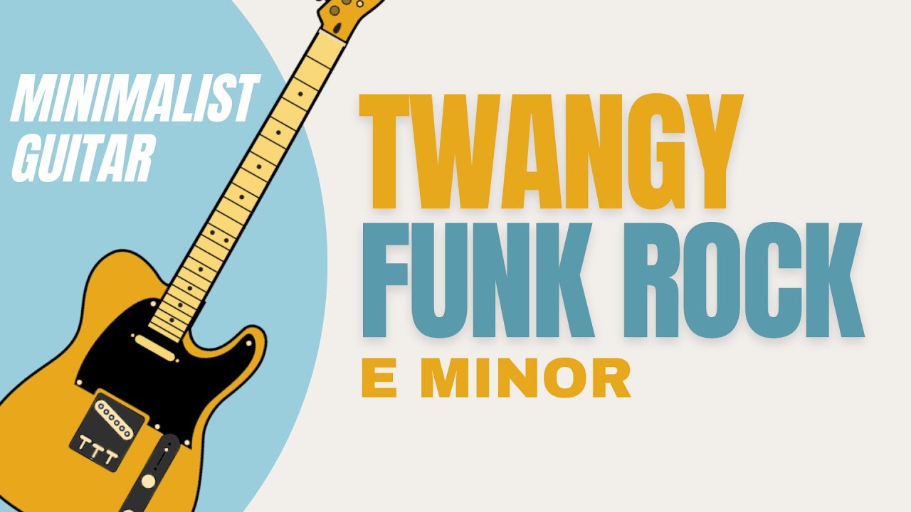 Twangy Funk Rock l Backing Track in E Minor - YouTube