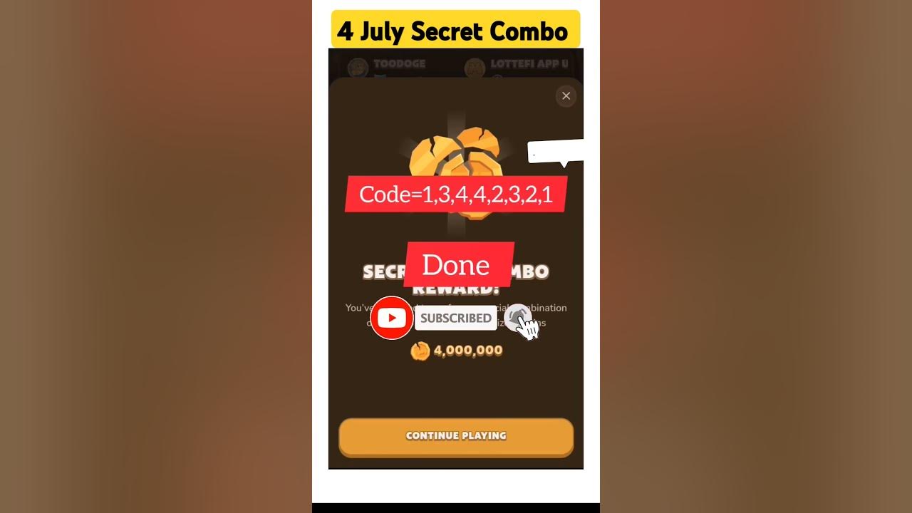 memefi secret combo 4 july | memefi secret combo today | memefi daily combo | memefi secret code ...