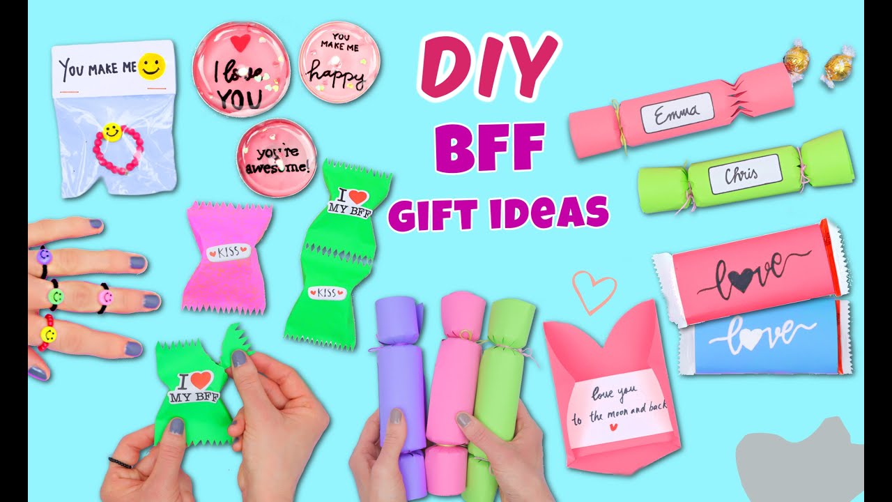 7 DIY GIFTS FOR BEST FRIEND - Easy BFF Gift Ideas - YouTube
