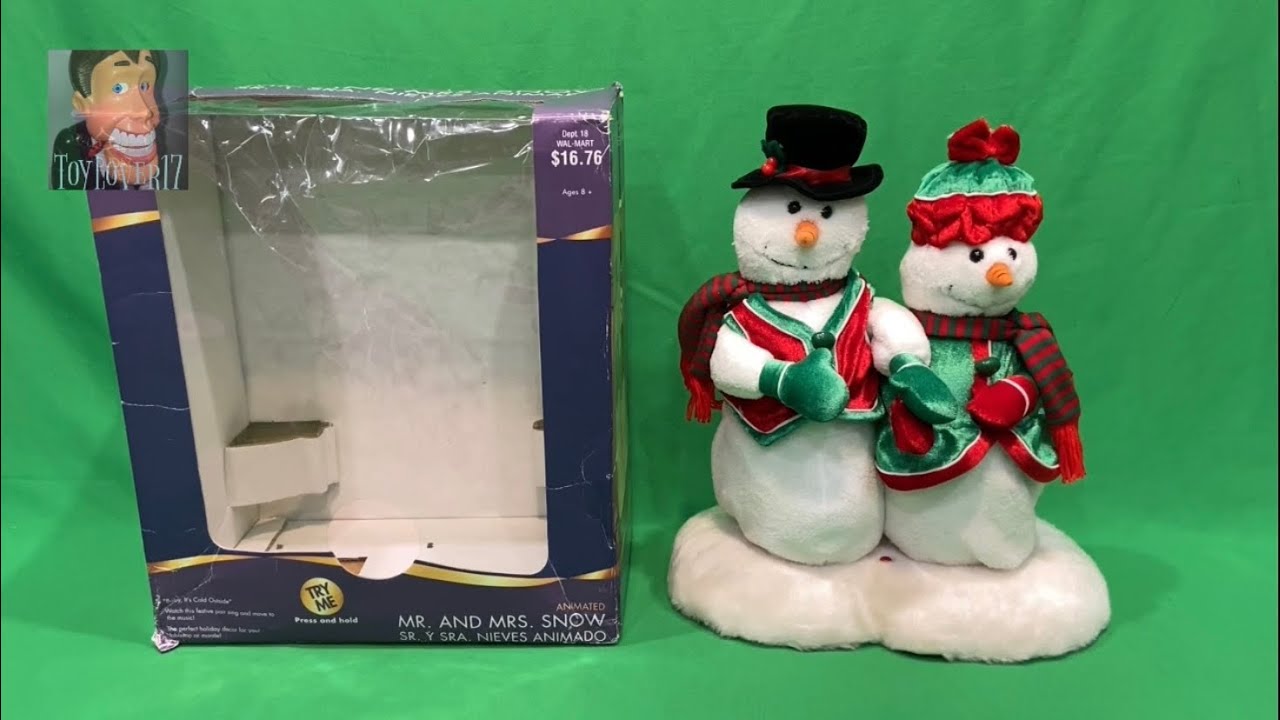 Gemmy 2004 Mr. and Mrs. Snow - “Baby it’s Cold Outside” - YouTube