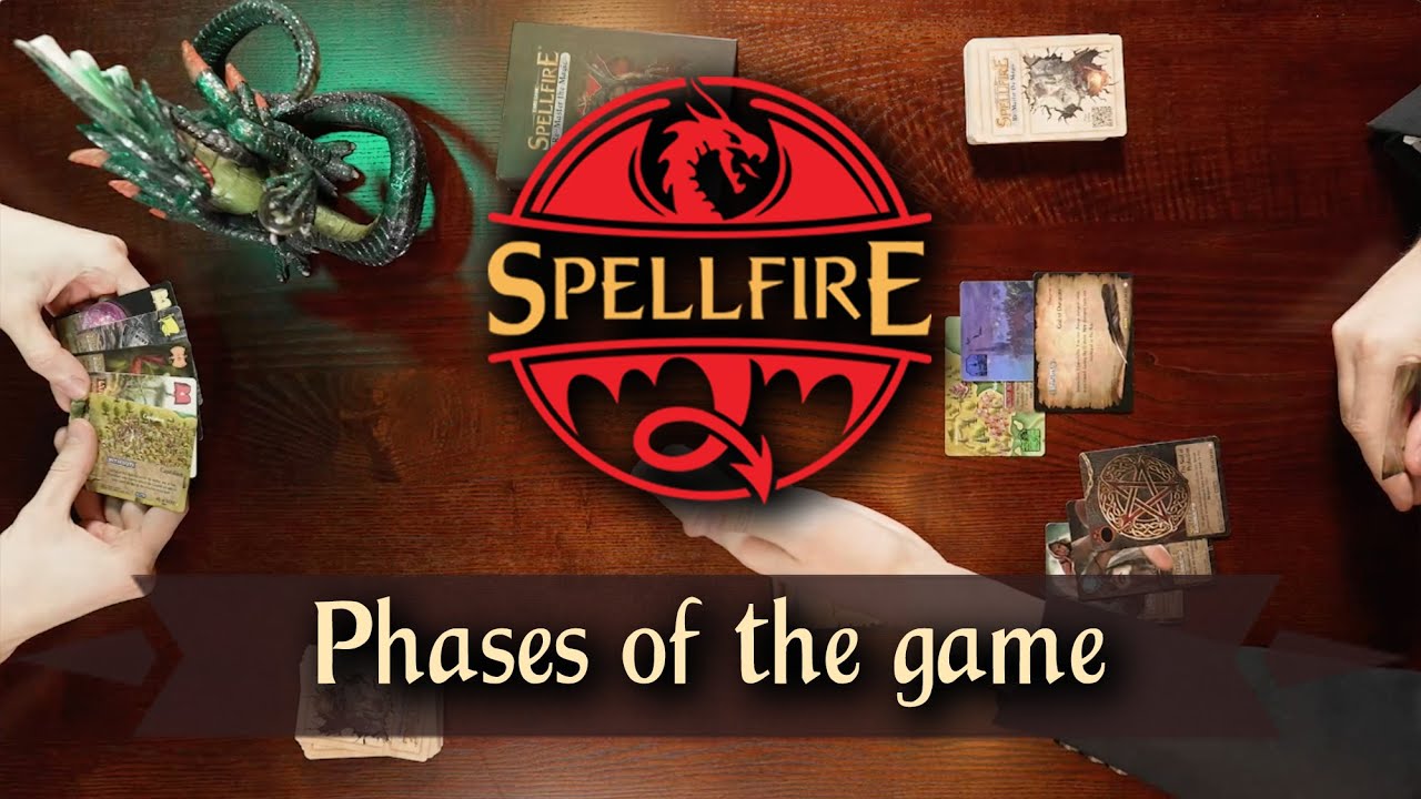 Phases of the Game Play in Spellfire card game - YouTube
