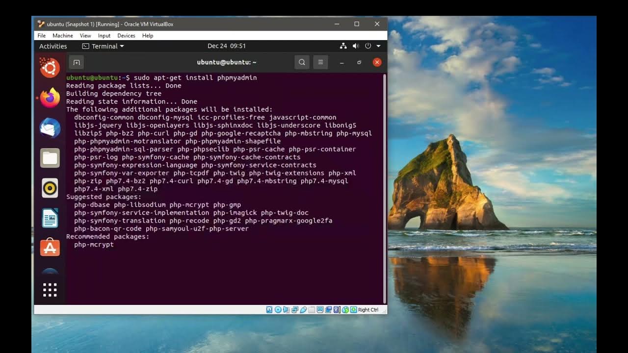 Instalasi Apache, MySQL,php dan phpMyAdmin pada Linux Ubuntu || VirtualBox - YouTube