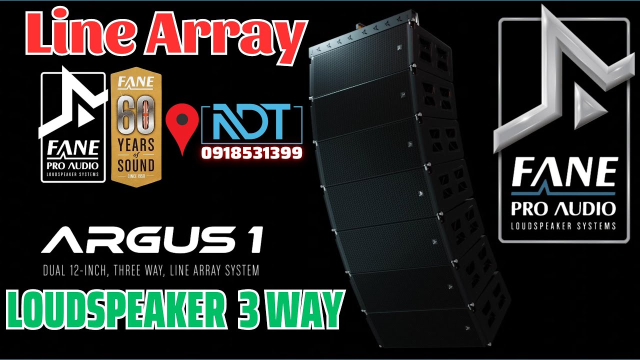 LOA LINE ARRAY 12 INCH 3 WAY FANE ANH QUỐC - YouTube