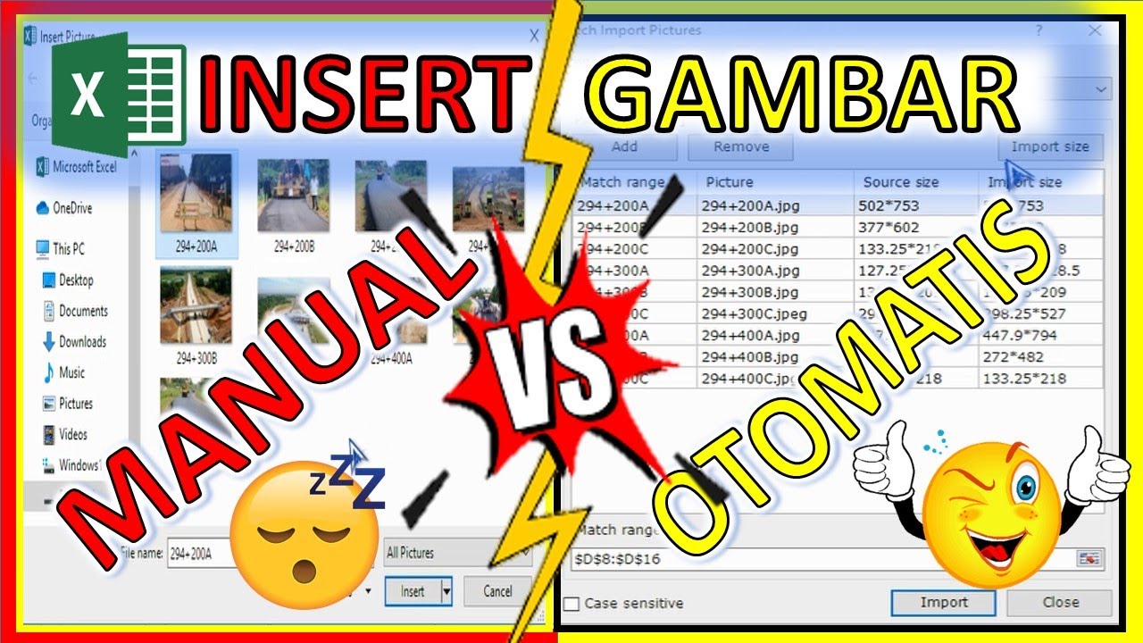 Cara Memasukkan Gambar Ke Excel Secara Otomatis - YouTube