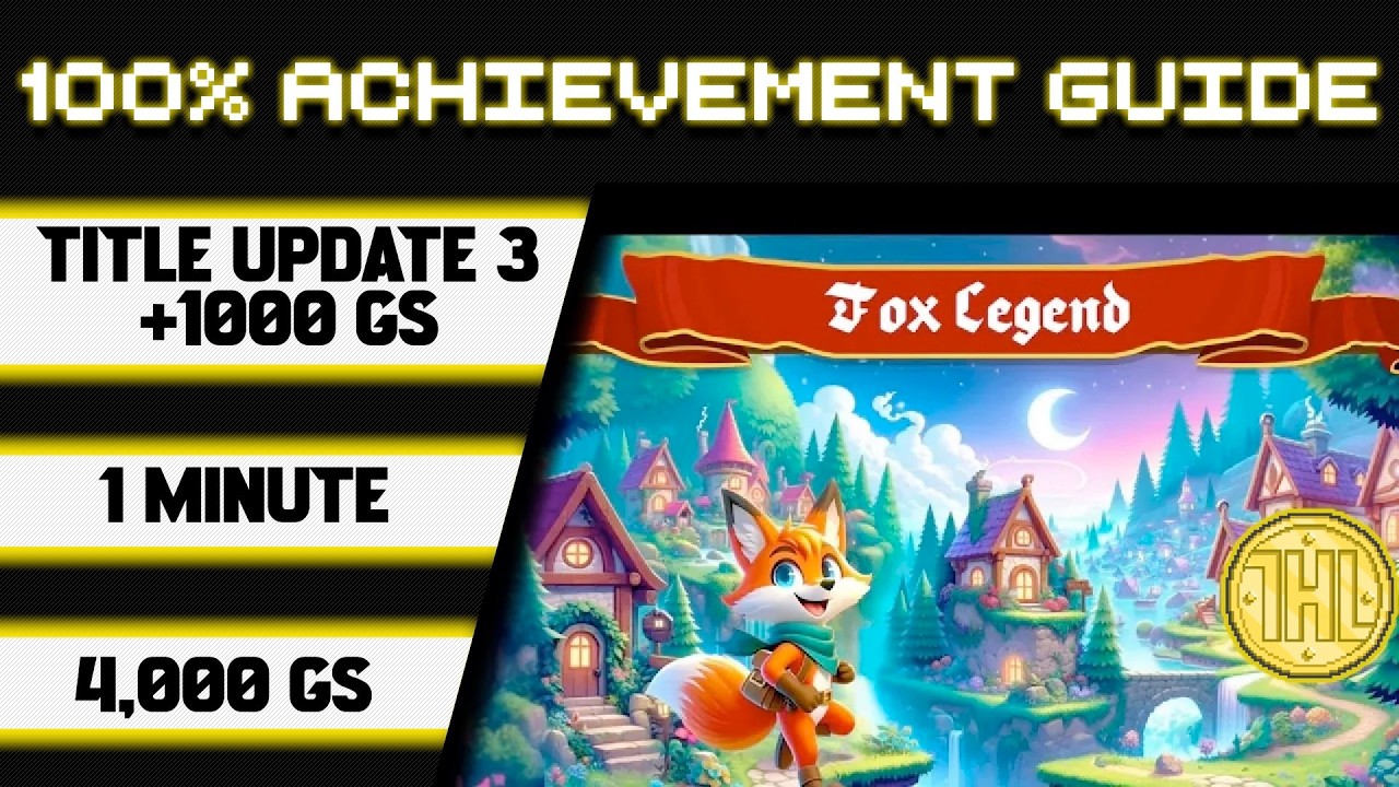 Fox Legend Title Update 3 100% Achievement Walkthrough * 1000GS in 1 ...