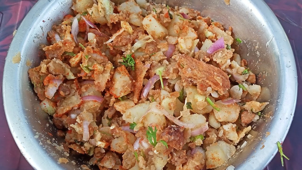 churmur recipe/churmur chat recipe/street food/চুড়মুড় রেসিপি - YouTube