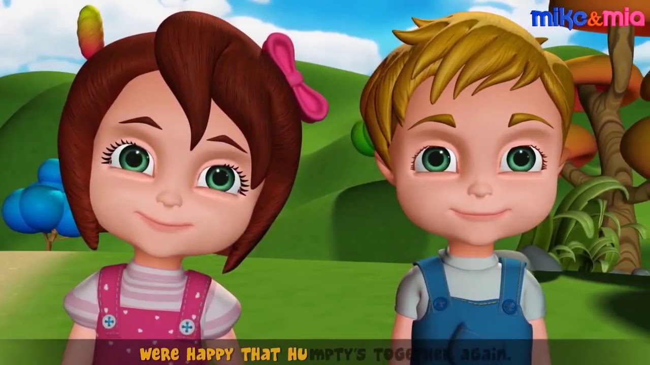 Nursery Rhymes Songs with Lyrics and Action 3D Animation English Rhymes ...