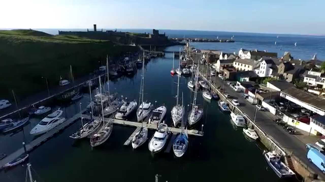 DJI Phantom 3 - Aerial footage of Port Soderick & Peel Isle of Man ...