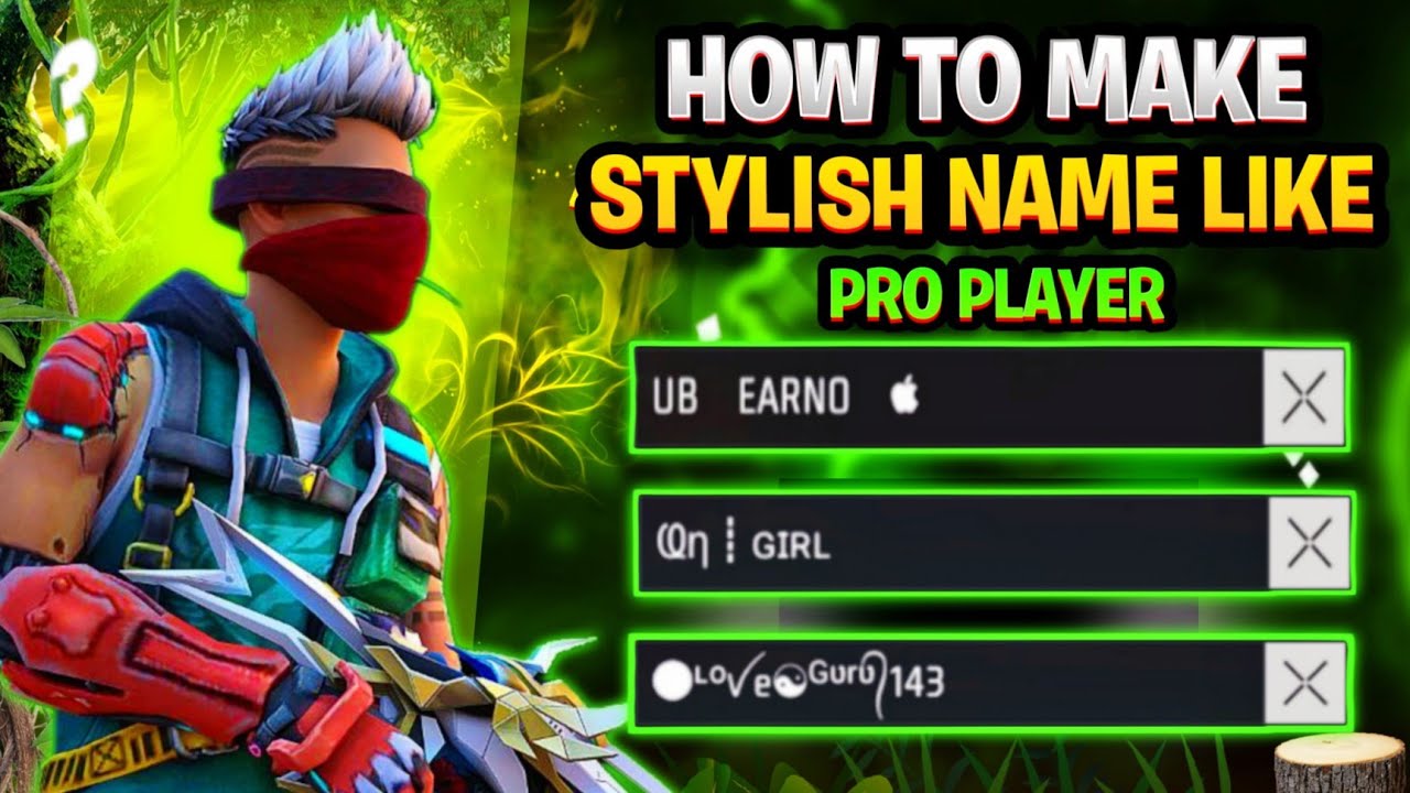 Free Fire Unique Stylish Name Design Tutorial 2025 || Free Fire Best ...