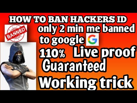 HOW TO BAN HACKERS ID EASILY || WITH THE HELP OF GOOGLE || - YouTube