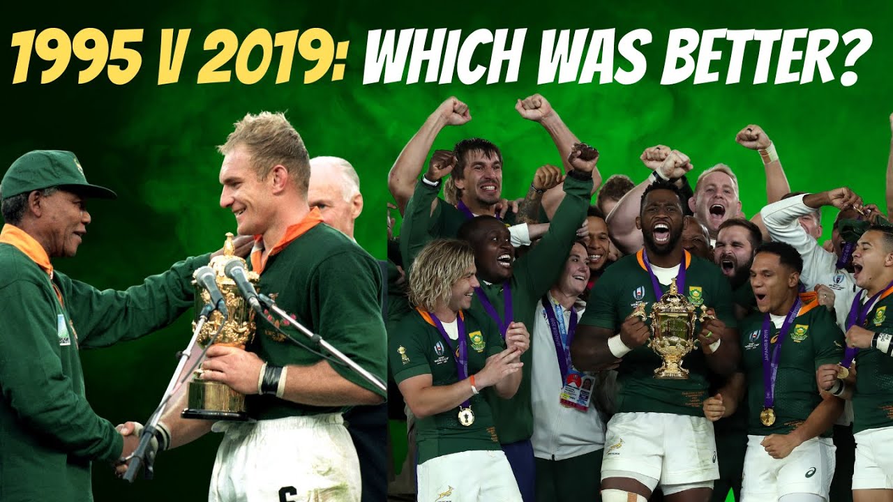 Comparing the 1995 & 2019 Springbok World Cup Champions - YouTube