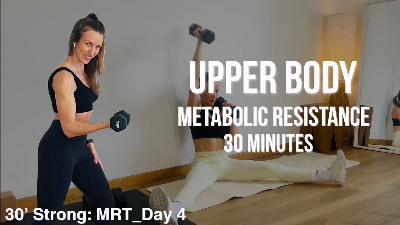 30 MIN Upper Body MRT Workout | Build Back, Shoulders & Arms ...