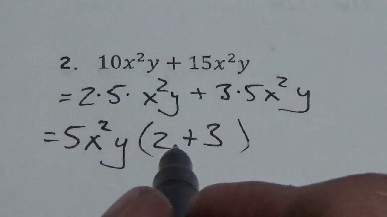 Math 20 2 Factoring: GCF, DoS, Grouping Lesson - YouTube