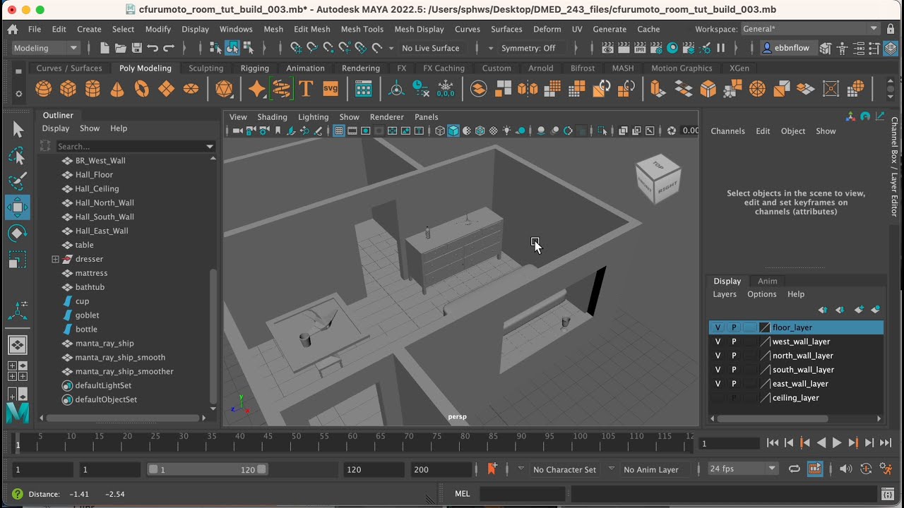 House Tutorial: Importing Maya Files into a 3D House Scene - YouTube